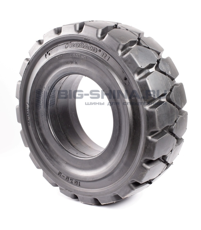 Шина цельнолитая RODACO R1 16x6-8/4.33 (с бортом)