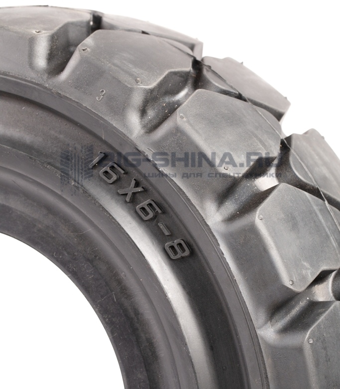 Шина цельнолитая RODACO R1 16x6-8/4.33 (с бортом) за 6 787 руб.